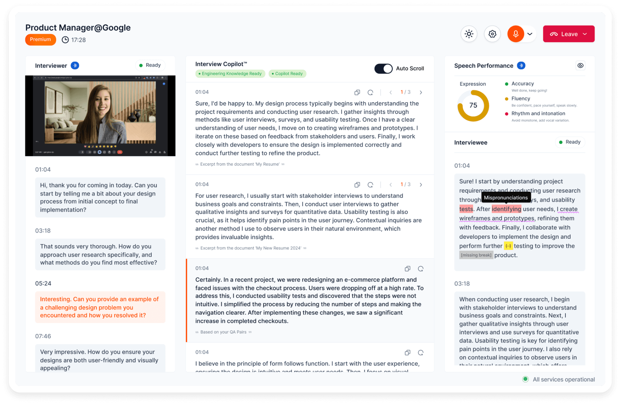 Interview Copilot – Get Real-Time Interview Help with AI