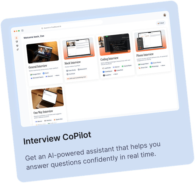 Final Round AI - #1 AI Interview Assistant & Prep Tool (10M+ Users)